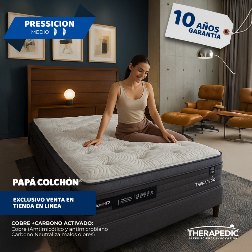 Colchón Therapedic Pressicion – Papá Colchón
